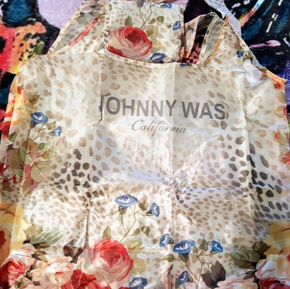 Johnny Was | Bags | Johnny Was Floral Animal Print Reusable Foldable ...